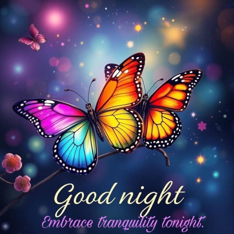 65+ Exclusive Collection of Good Night Butterfly Images & Inspiring ...